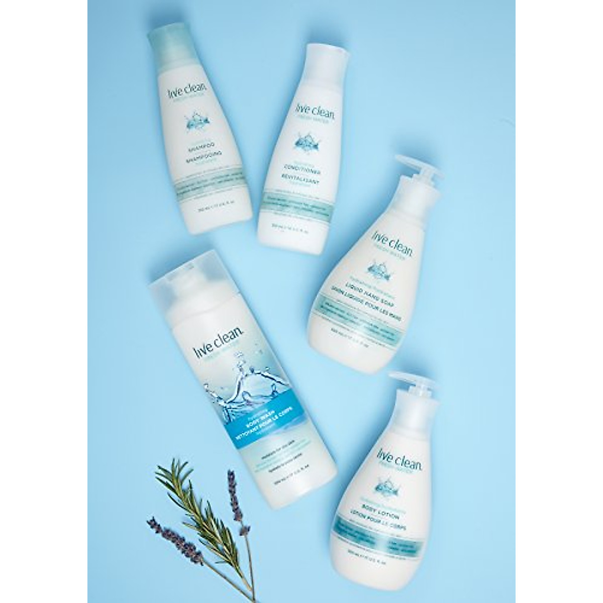 Live Clean Shampoo, Hydrating Fresh Water, 12 Oz