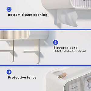 bbveking Over The Toilet Storage, without Drilling or Screwing,Easy Installation.Over toilet Bathroom Organizer Wall Mounting, Space Saver with Lid,Over The Toilet Storage Cabinet (Wall Mount)