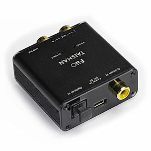 FiiO D3 (D03K) Essential Edition Digital to Analog Audio Converter - 192kHz/24bit Optical and Coaxial DAC - Without AC Adaptor