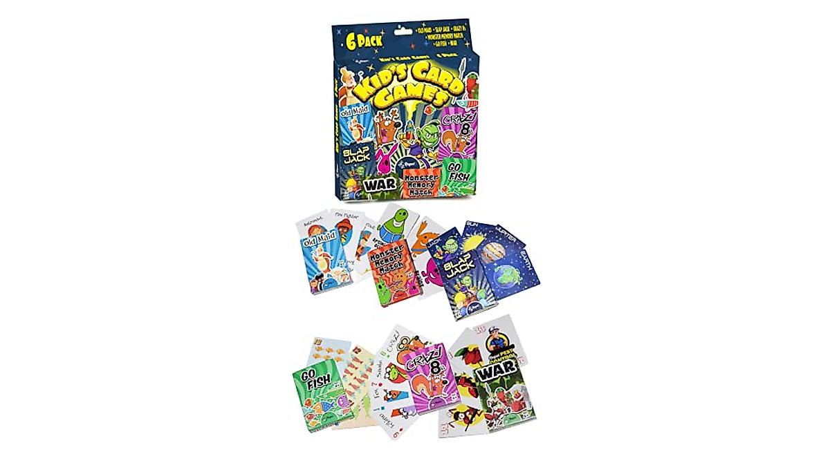 Kids Classic Card Games Set - Fun Family & Educational Card Games