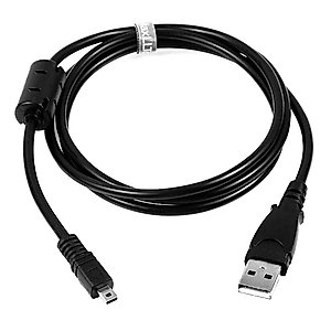 MaxLLTo® 5 FT Extra Long USB UC-E6 Battery Charger Data Replacement Cable Lead for Most Nikon Coolpix S Series Camera