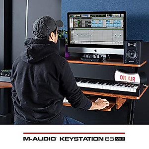 M-Audio Keystation 88 MK3 – 88 Key Semi Weighted MIDI Keyboard Controller for Complete Command of Virtual Synthesizers and DAW parameters