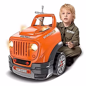 The Bubble Factory ATV Car Mechanic Engine Workshop Remote Control Car with Lights and Realistic Sound Effects - 3 Years+