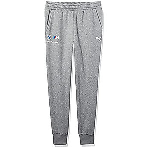 PUMA Men's Standard BMW MMS Essentials Fleece Sweatpants, Medium Gray Heather, X-Large