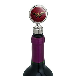 Justice League Movie Wonder Woman Logo Wine Bottle Stopper