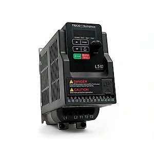 Teco Variable Frequency Drive, 1 HP, 230 Volts 1 Phase Input, 230 Volts 3 Phase Output, L510-201-H1-N, VFD Inverter for AC motor control