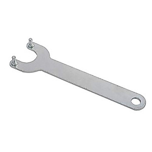 WerkWeit Grinder Angle Spanner Wrench Flange Nut Kit, 1PCS Angle Grinder Flange Wrench and 6PCS Flange Nuts, Compatible with Dewalt Bosch Black Decker Ryobi Makita(4.5" 5" 5/8-11)