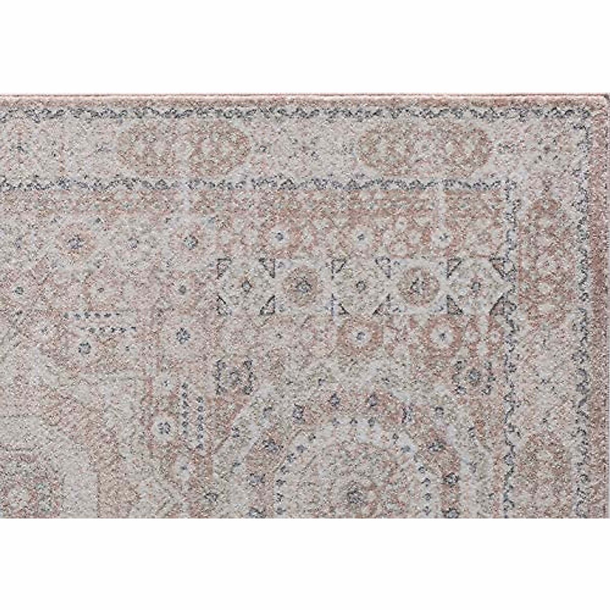 Rugs America Harper HY60A Pink Lemonade Transitional Vintage Area Rug, 5'x7'