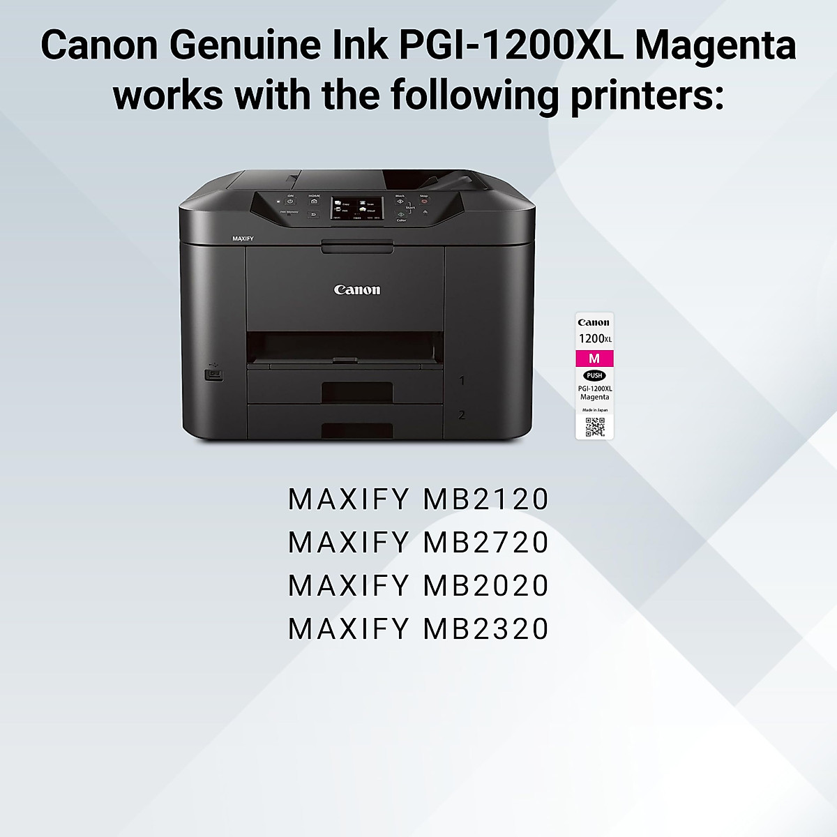 Canon PGI-1200XL Magenta Compatible to iB4120,MB2120,MB2720,MB5120,MB5420 Printers