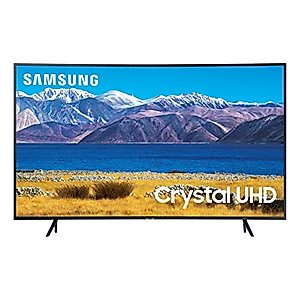 SAMSUNG 55-inch Class Curved UHD TU-8300 Series - 4K UHD HDR Smart TV With Alexa Built-in (UN55TU8300FXZA, 2020 Model)