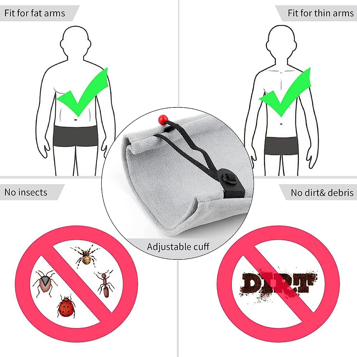 Supersfel Gardening Gloves for Women/Men, Rose Pruning Thorn-Proof Gloves Long Leather Garden Gloves with Adjustable Cuff, Ladies Light Protective Gloves for Yard & Outdoor Work