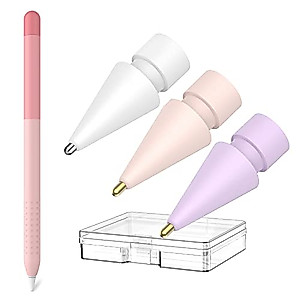 Apple Pencil 2nd Generation Case + 3 Pack Apple Pencil Tips