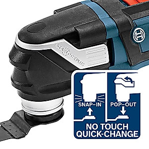 BOSCH StarlockPlus Oscillating Multi-Tool Kit with Snap-In Blade Attachment GOP40-30B