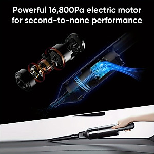 WYZE Handheld Vacuum Cleaner; Cordless, 16,800pa Powerful Suction, Lightweight and Fast Charging Handheld Portable Vacuum Ideal for Pet, Car, Home and Office