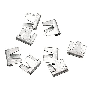 PAULOZYN 600PCS Wire Cage Clips and Wire Cage Pliers Kits, Pet Poultry Chicken Rabbit Bird Cage Building Installation Wire Cage Fasten Clips Buckle Pliers ​Tools