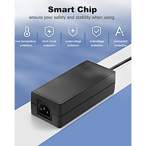 DC 12 Volt 5 Amp Power Supply 60W AC Adapter 100-240V 50-60Hz AC to DC 12V 5A Power Adapter Transformer with 5.5mm x 2.5mm DC Outlet Plug for LED Strip Light CCTV Camera 3D Printer...