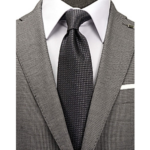 ZENXUS Extra Long Ties for Big and Tall Men, 63 inch XL Long Neckties, Blue, Grey, Purple, 4-Pack