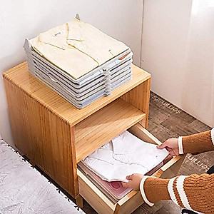 NuBox Trading Co. Closet Organizer System | 5 Pack Tray Add-on | Easy to use | Save Space | Large Size