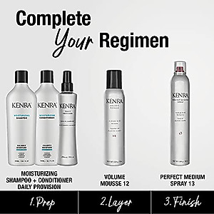 Kenra Daily Provision Leave-In Conditioner | Hydrates, Detangles, & Adds Shine | Tames Frizz & Flyaways | Thermal Protection | Helps Risist Humidity | All Hair Types | 8 fl. Oz