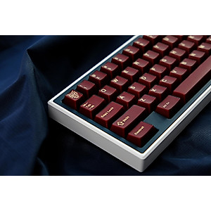 1 one enjoy 114 Keys ABS Custom Keycaps Set, Double Shot Keycaps, Suitable for Cherry MX Mechanical Gaming Keyboard, Without PAD Area