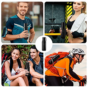 VSITOO Triple Insulated Water Bottle with Carry Handle - 15 oz Insulated Stainless-Steel Rechargeable Water Bottle with Water Quality Detection, Keep Drink Hot/Cold, BPA Free,Perfect for Travel or Gym