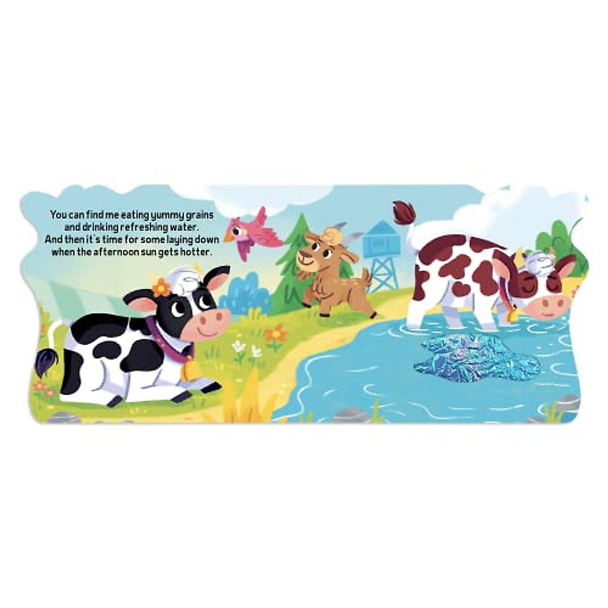 Farm Days with Cow - Touch and Feel Board Book - Sensory Board Book