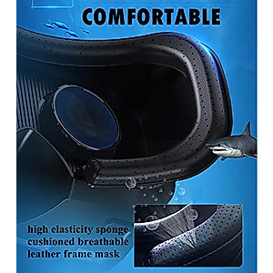 VR Headset/Goggles, Virtual Reality Glasses w/ 3D HiFi Headphones for 3D Movie Video Game Compatible for iOS iPhone 13 12 11 Pro Max X S R 8 7 6 S Plus, Android Samsung Galaxy S20 S10 S9 S8 Edge