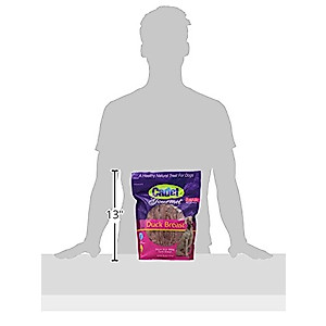 Cadet Gourmet Duck Breast Jerky Dog Treats, Healthy, Long-Lasting High-Protein Training Treats for Small & Large Dogs, 40 oz.