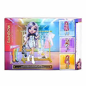 Rainbow High Fashion Studio with Avery Styles Fashion Doll Playset Includes Designer Outfits & 2 Sparkly Wigs for 300+ Looks, Gifts for Kids & Collectors, Toys for Kids Ages 6 7 8+ to 12 Years Old