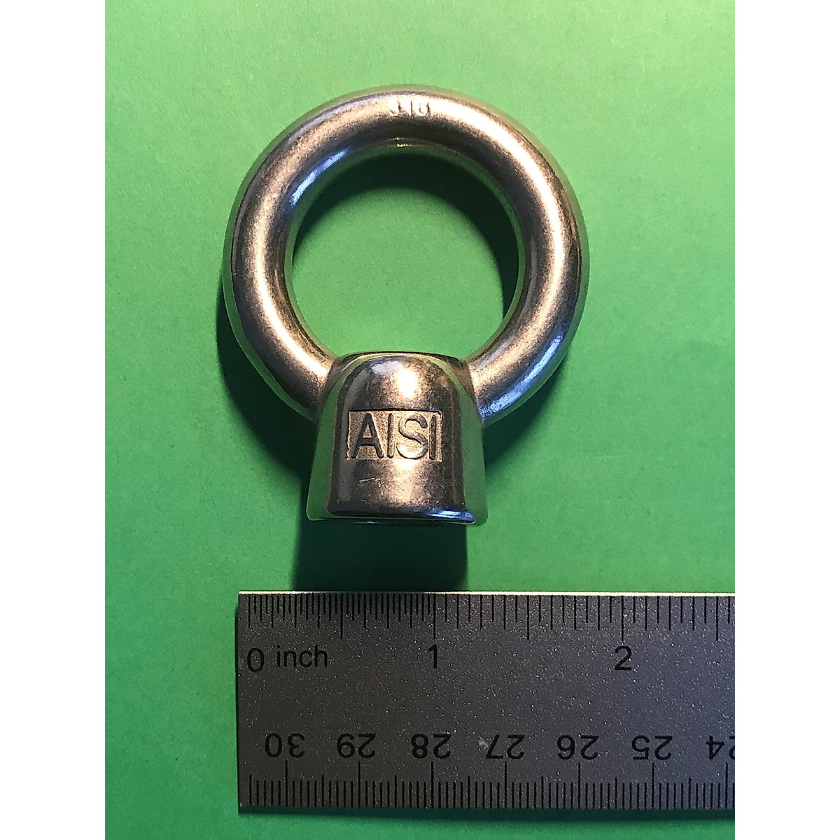 US STAINLESS Stainless Steel 316 Lifting Eye Nut 1/2" UNC Marine Grade Pitch of 13