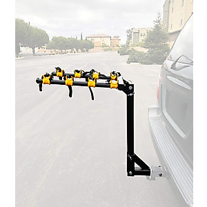 MaxxHaul 50250 Hitch Mount 2-Arm Style 4 Bike Rack