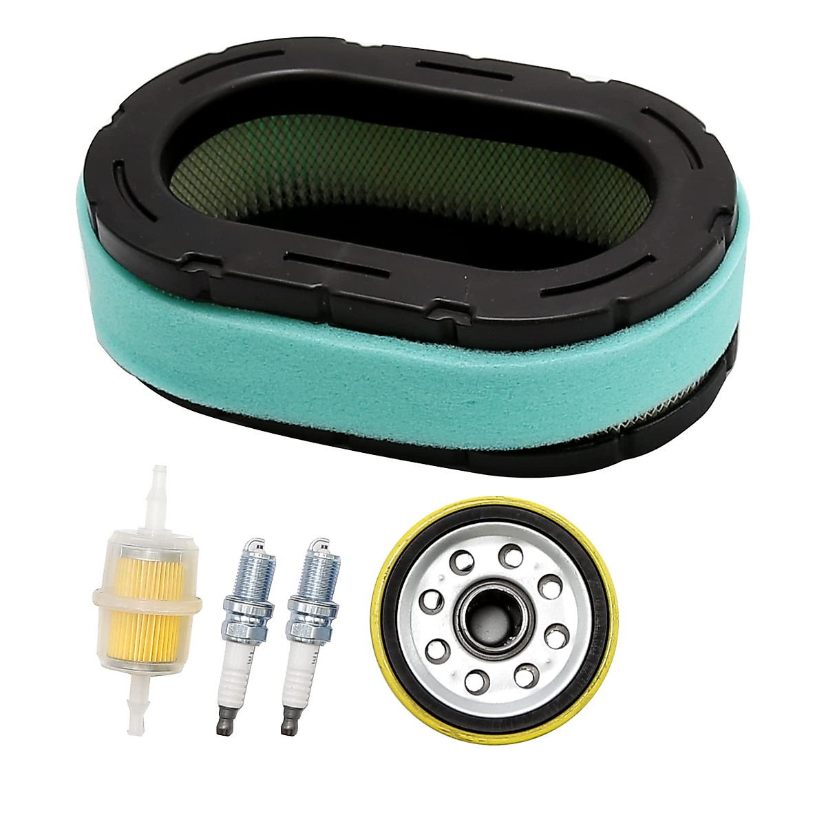 laffoonparts 32-083-09-S Air Filter with Pre Filter Tune Up Kit Compatible with Kohler KT610 KT620 KT715 KT725 KT730 KT735 KT740 KT745 19HP-26HP Engine MTD Lawn Mower XT1 XT2 Enduro Lawm Mower