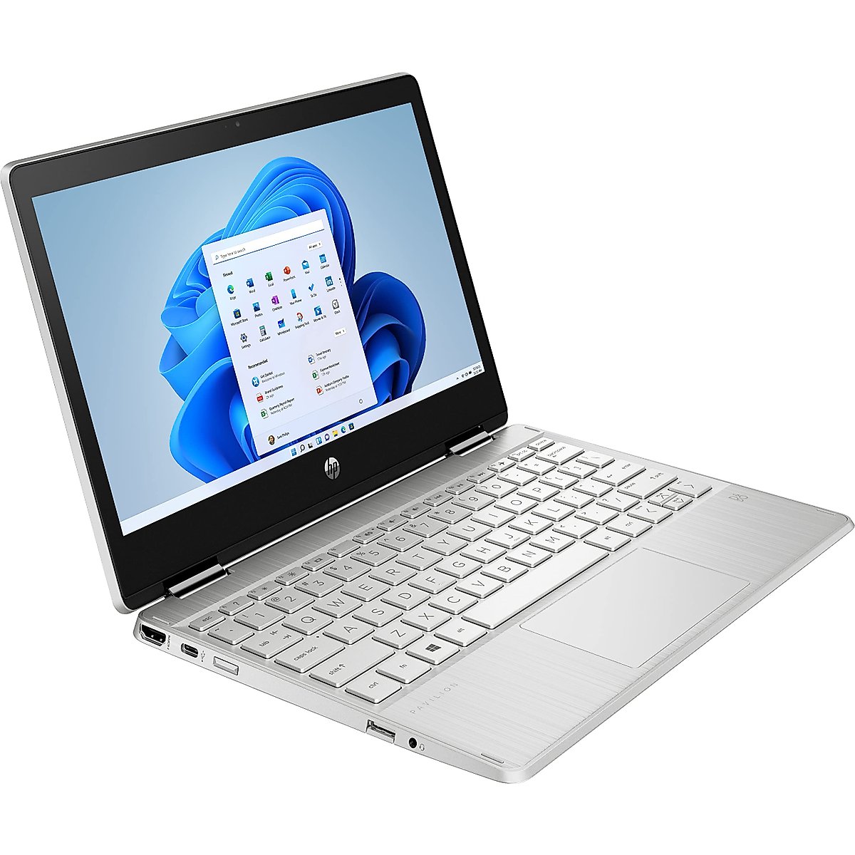 HP Pavilion X360 2-IN-1 11.6" HD Touch-Screen WLED-backlit Laptop, Intel Pentium N5000 up to 2.7GHz, 4GB DDR4, 128GB SSD, Bluetooth, Wireless-AC, HDMI, Webcam, USB 3.1-C, Media Card Reader, Windows 10
