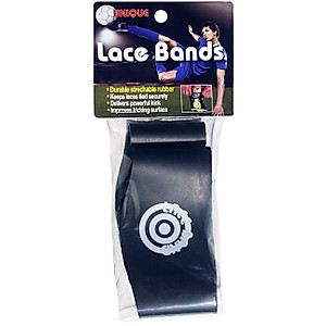 Unique Sports Lace Bands Soccer Cleat Lace Cover, Black