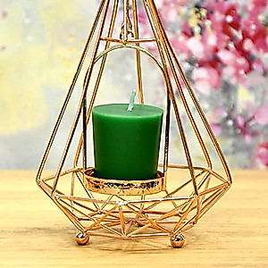 Zest Candle CVZ-012 12-Piece Votive Candles, Hunter Green