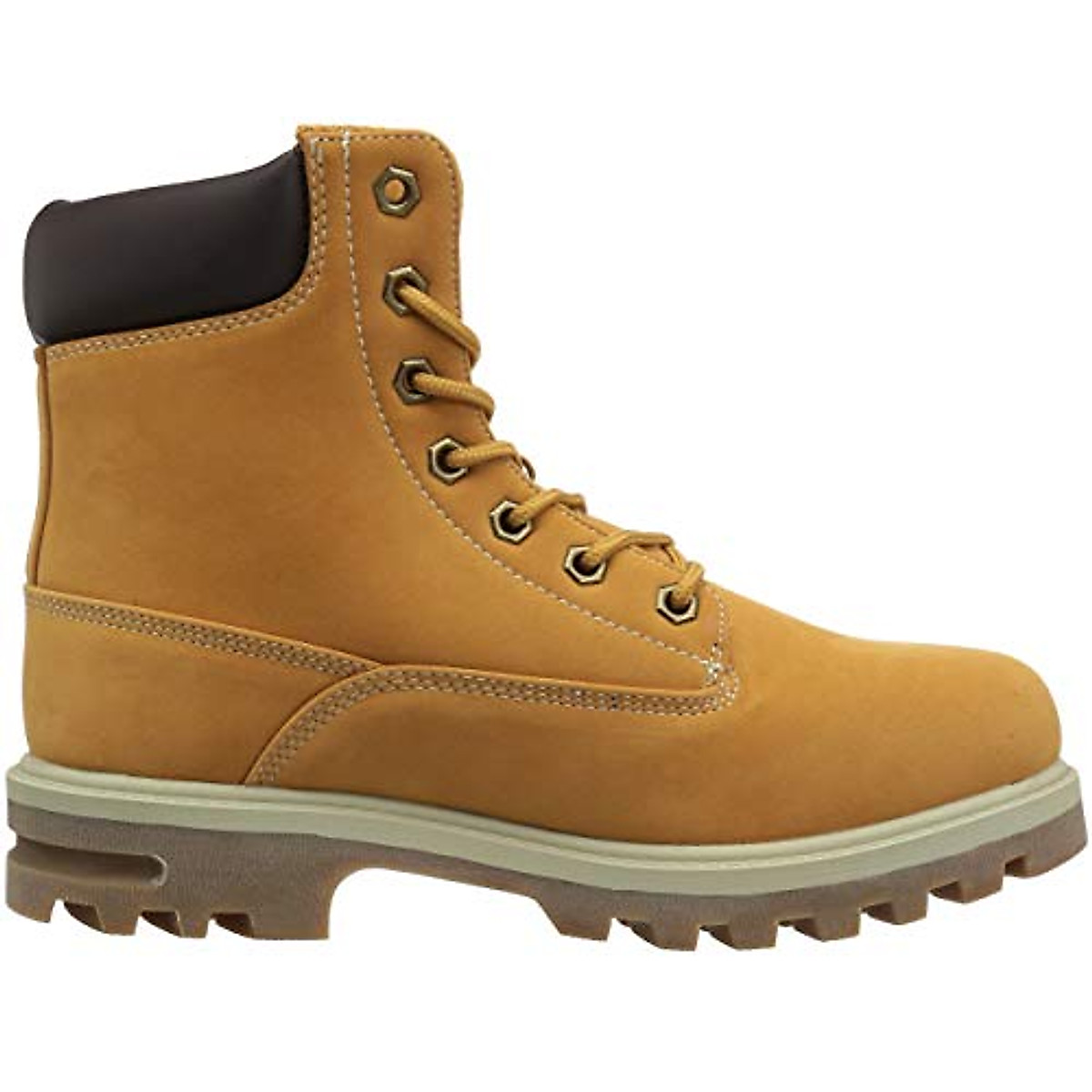 Lugz Kid's Empire Hi WR Boot, golden wheat/bark/cream/gum, 6 D US Toddler