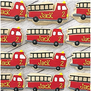 Firetruck Cookie Cutter 5" Made in USA by Ann Clark