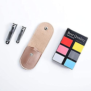 Spove Nail Clipper Set - Professional Fingernail & Toenail Clippers Stainless Steel Manicure Sets