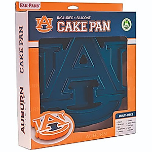 MasterPieces Game Day - FanPans NCAA Auburn Tigers Team Logo Silicone Cake Pan - Dishwasher Safe
