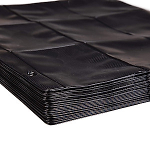 Monster 9 Pocket Trading Card Album Pages(25 Pk)- Strong Pocket for Standard 3-Ring Binder, Anti-Theft & Anti-Drop TCG Side-Loading Protector, Holds 450 Cards, Compatible w Major Brand, Christmas Gift