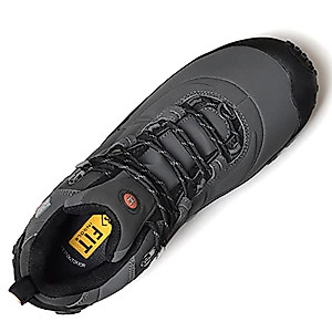 Manfen Men's Thermador Waterproof Hiking Boot Hunting Outdoor Boot, Light Grey, 9.5