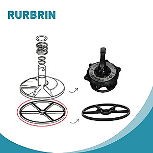 RURBRIN (2 PCS) SPX0714T Spider Gasket Valve O-Ring Compatible with Hayward SP0714T SPX0714CA 1-1/2 Inch Vari-Flo XL Multiport Valve Diverter Valve