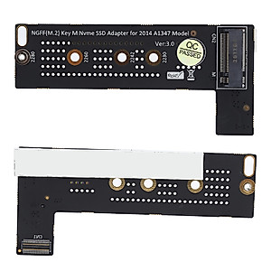 M.2 NGFF MKey NVME SSD Converter Card Adapter Module for OS Mini A1347 Model 2014, M.2 NGFF MKey NVME SSD Adapter Support Easy Installation