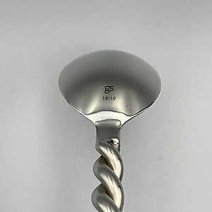 Gourmet Settings Silver Tear 18/10 Stainless Steel Teaspoon (Set of Four)