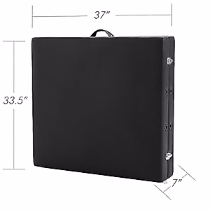 Sierra Comfort Low-Level Massage Table, Black