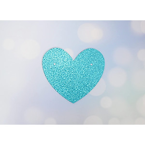 Happy Half Banner, Baby Boys/Girls' 6 Months/Half Year Birthday, Baby Shower Party Blue Gliter Paper Sign