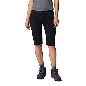 Columbia Women's Anytime Outdoor Long Short Shorts, black, 16x13