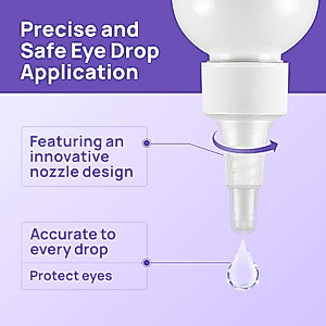 HICC PET Dog Eye Drops 5.1 fl oz Eye Drops for Dogs and Cats Vet-Recommended Dog Eye Infection Treatment to Soothe Eye Infection Allergy, Relieve Dry Eyes Pink Eyes, Dog Tear Stain Cleaner