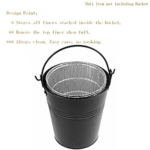 Firsgrill Grease Bucket Liners Replacment Traeger, Z Grill, Green Mountain Pellet Wood Smoker (15, Liners)