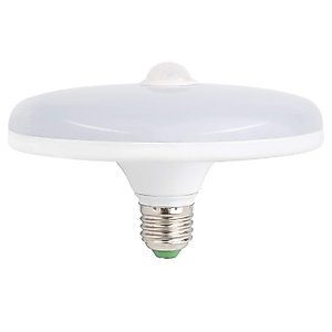 Motion Sensor Light Bulbs, 18W (150W Equivalent) E26 1500LM Motion Detector Dusk to Dawn LED Ceiling Light Bulb Automatic On Off Led Bulb for Garage, Porch, Basement, Hallway, Frontdoor - Cool White